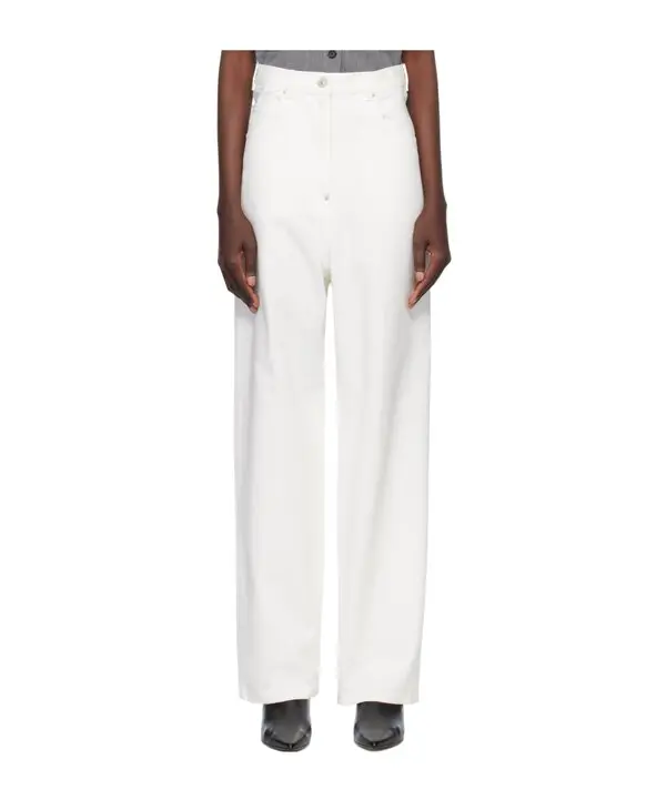 PUSHBUTTON Cutout Jeans - White