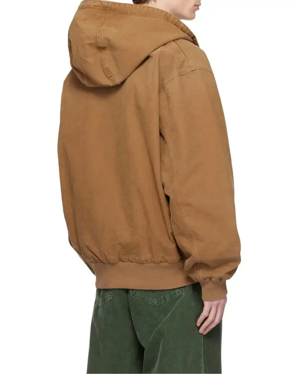 Carhartt Work In Progress Zip-up Hooded Jacket - Brown
