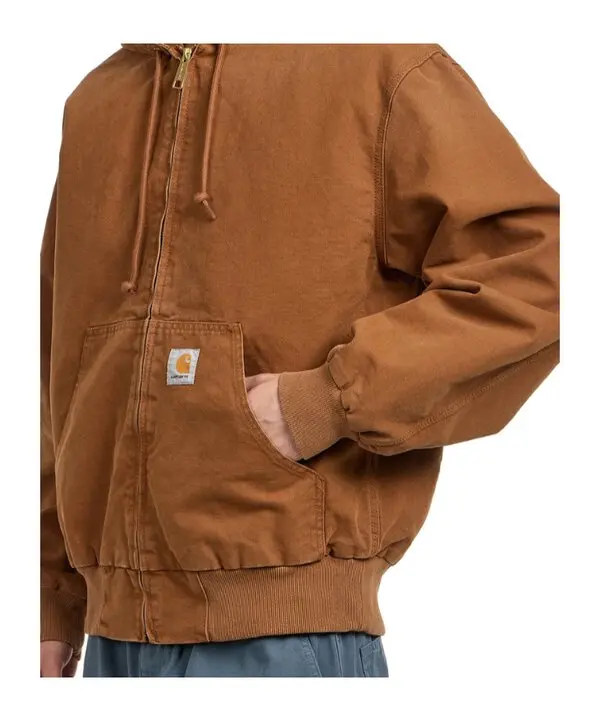 Carhartt Work In Progress Zip-up Hooded Jacket - Brown