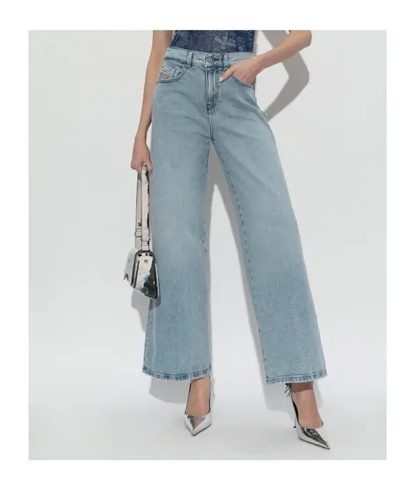 DIESEL® 1978 D-akemi Wide Leg Jeans - Blue