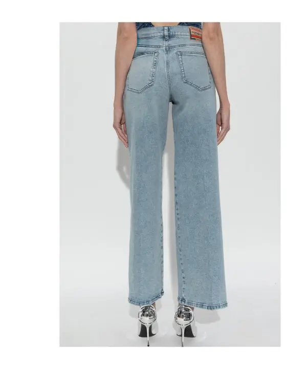 DIESEL® 1978 D-akemi Wide Leg Jeans - Blue