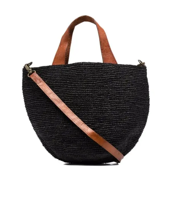 IBELIV Mirozy Textured Bucket Tote Bag - Black