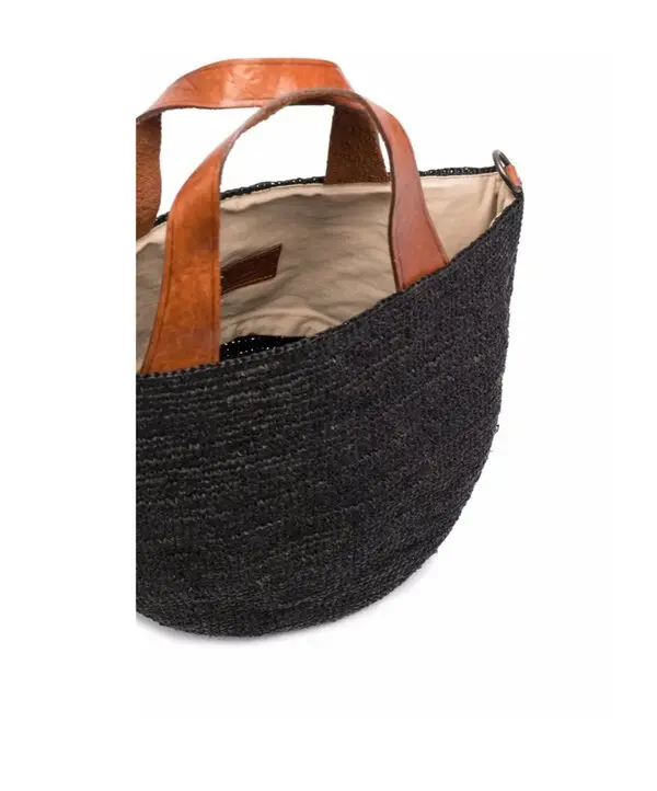 IBELIV Mirozy Textured Bucket Tote Bag - Black