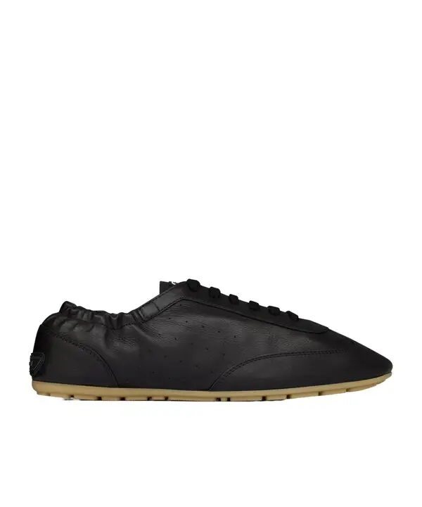 Saint Laurent Lewis Low-top Sneakers - Black