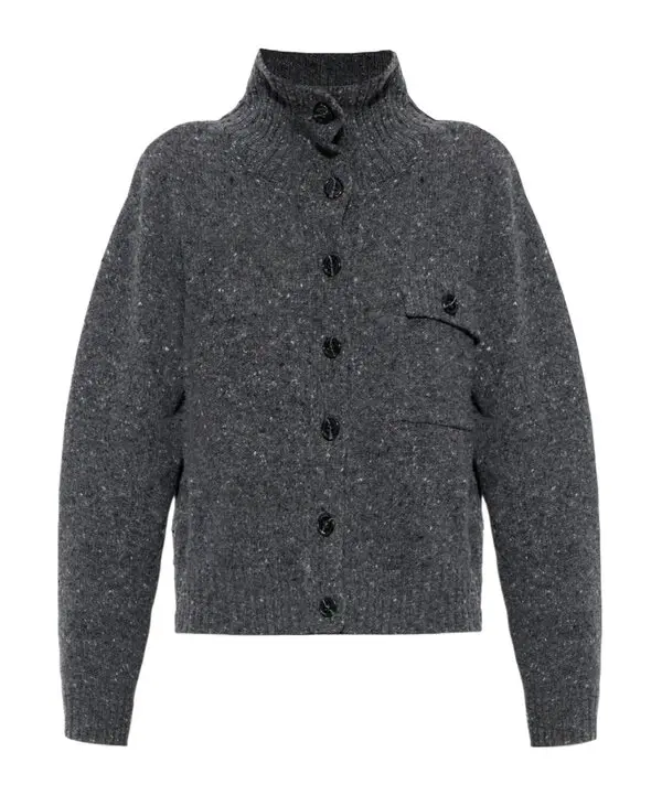 SAMSOE SAMSOE Salois Wool Cardigan - Grey