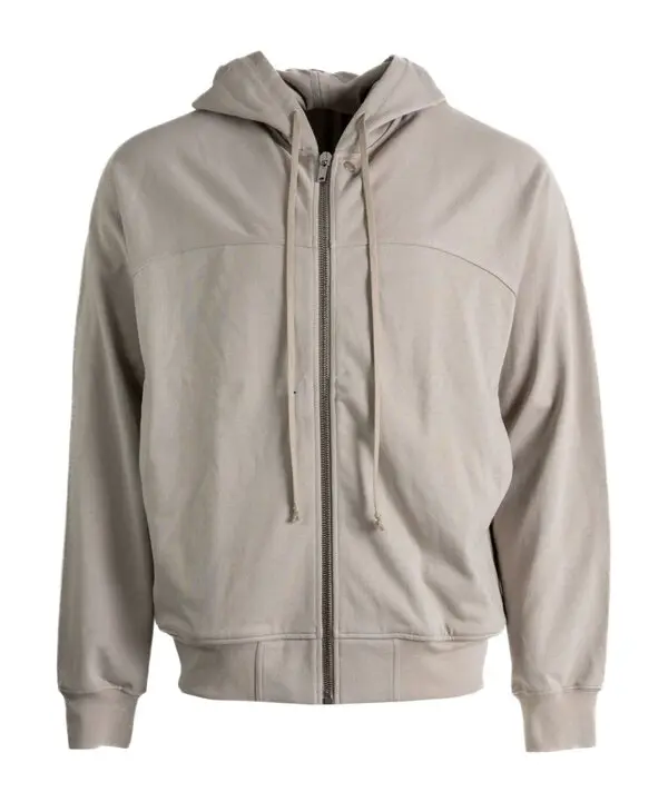 Rick Owens Zipped Windbreaker Hoodie - Nude