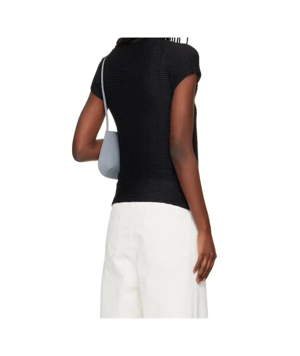 Issey Miyake Pleated Short Sleeve T-shirt
