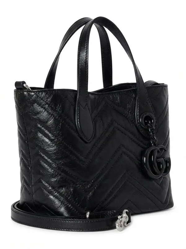 Gucci Matelassé Logo Charm Tote Bag