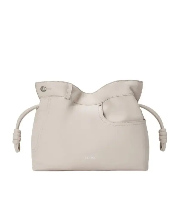 Loewe Flamenco Shoulder Bag - Light Ghost