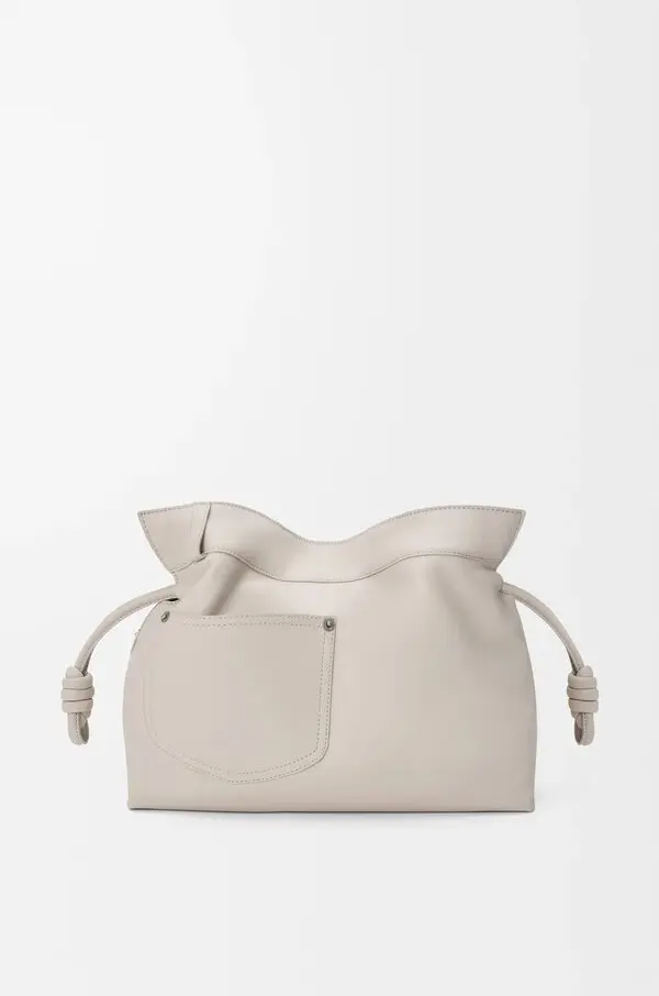 Loewe Flamenco Shoulder Bag - Light Ghost