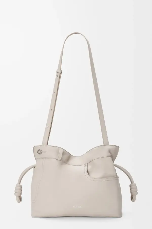Loewe Flamenco Shoulder Bag - Light Ghost