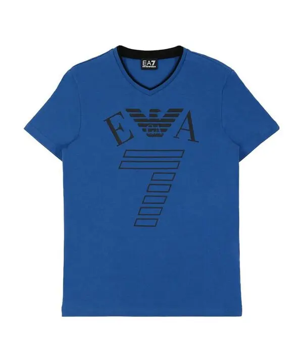 EA7 Logo T-shirt With Round Neck