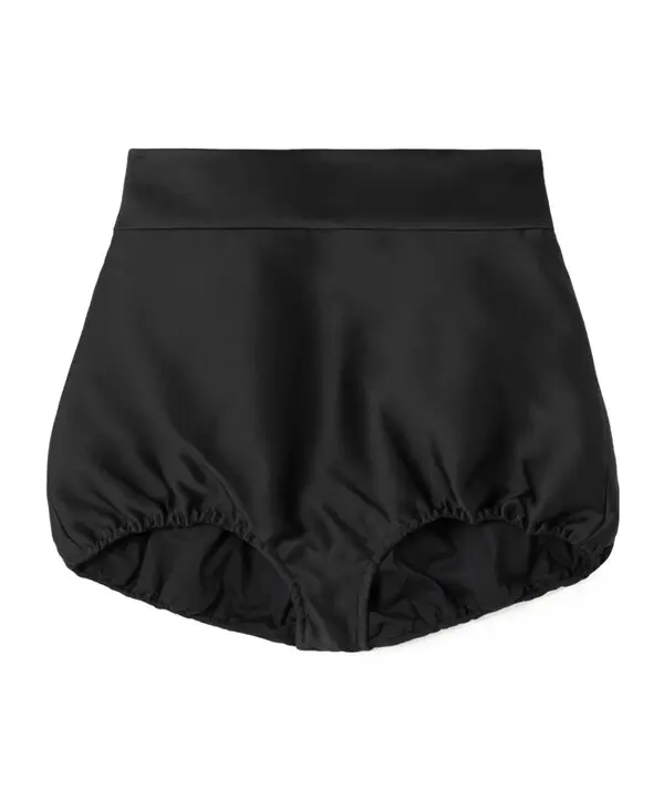 SHUSHU/TONG Satin High-waisted Shorts