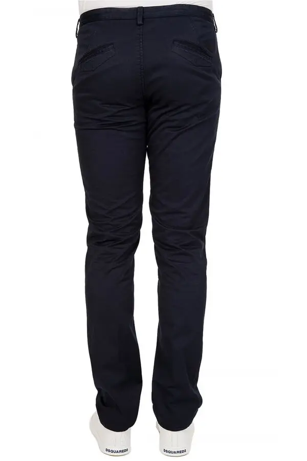 Hugo Boss Logo Detail Casual Pants - Black