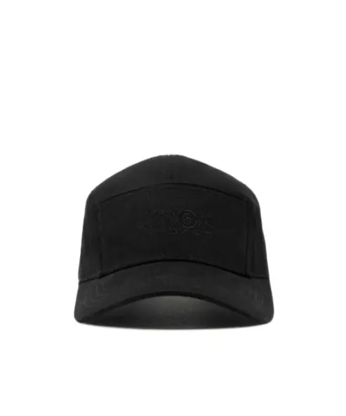 MAISON MARGIELA Embroidered Logo Baseball Cap - Black