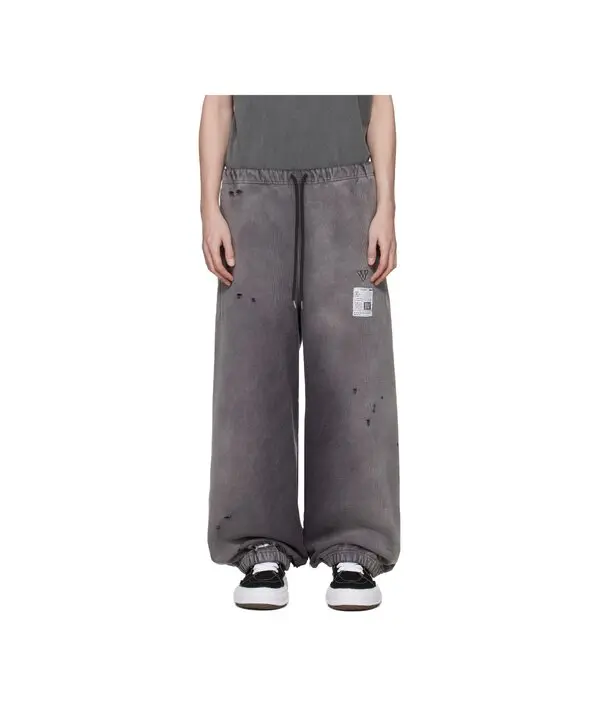 Mihara Yasuhiro Sun-faded-like Sweat Pants - Black
