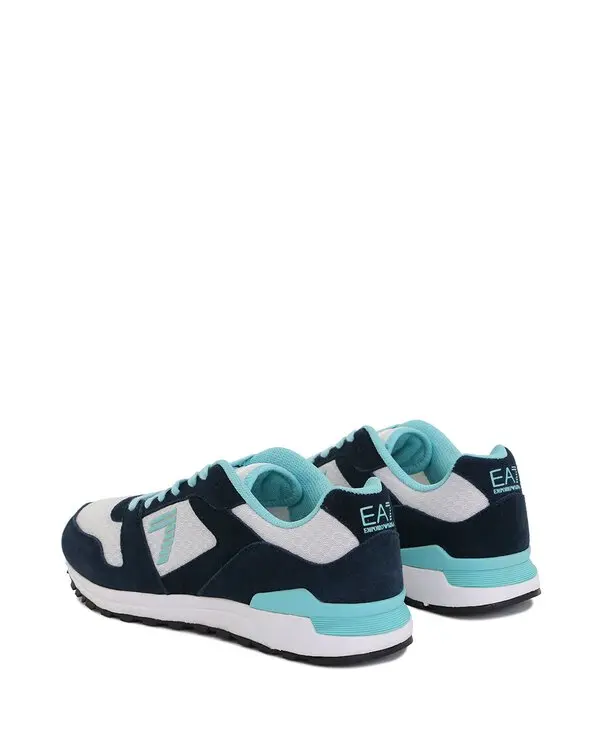 EA7 Round Toe Lace-up Casual Sneakers