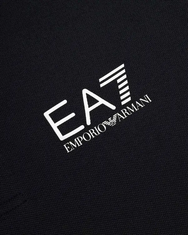 EA7 Logo Printed Polo Shirt