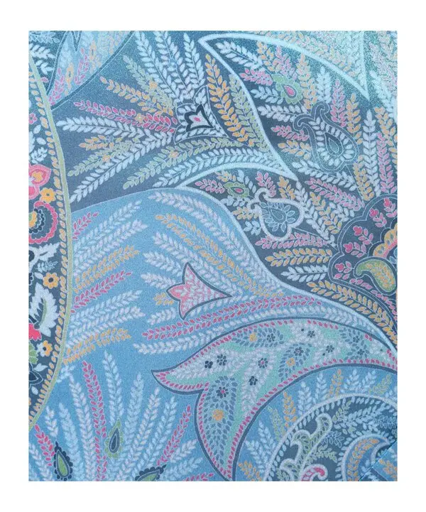 Etro Paisley Asymmetrical V-neck Dress