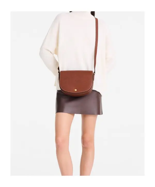 Longchamp Medium Leather Crossbody Bag