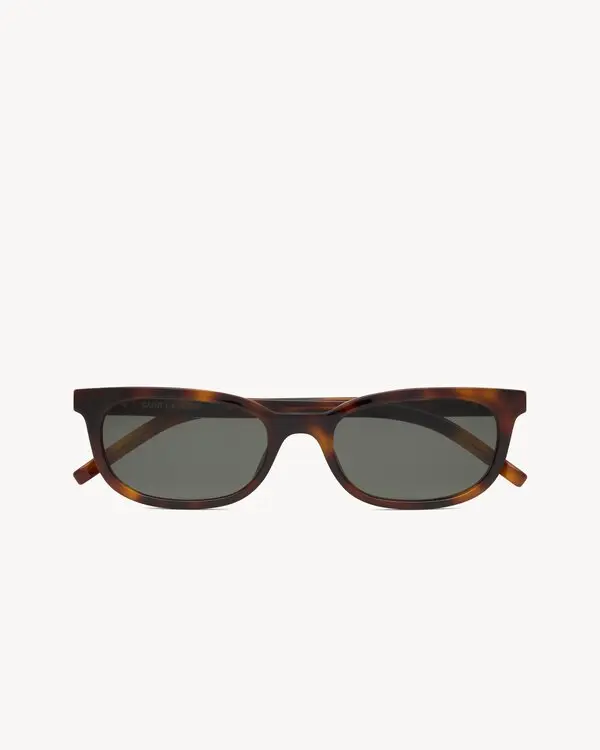 Saint Laurent Rectangular Frame Sunglasses - Black