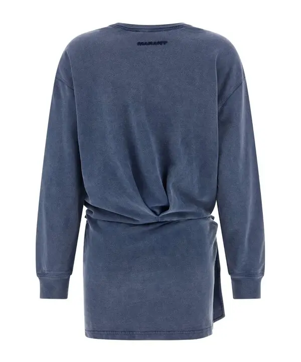 Isabel Marant Étoile Zae Fleece Mini Dress - Blue