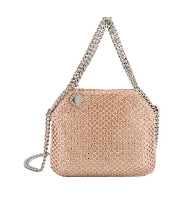 Stella McCartney Falabella Embellished Mini Shoulder Bag - Nude