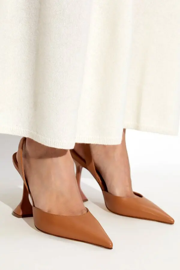 Amina Muaddi Pointed-toe High-heeled Sandals