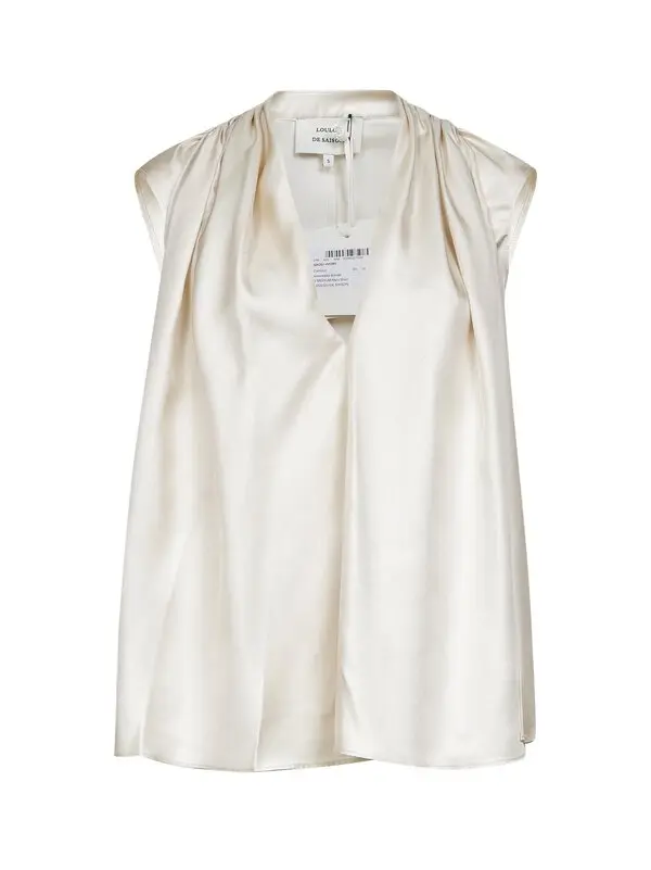 Loulou De Saison Sade Sleeveless Top - White