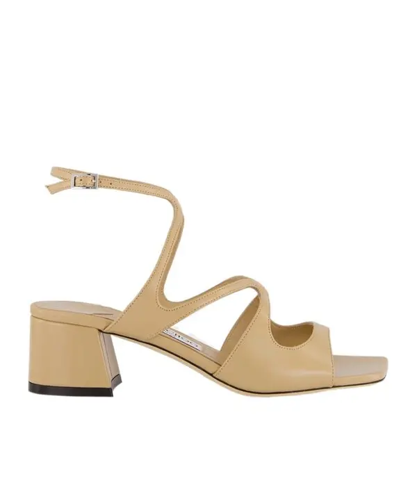 JIMMY CHOO Azilia Strappy Leather Sandals - Chai