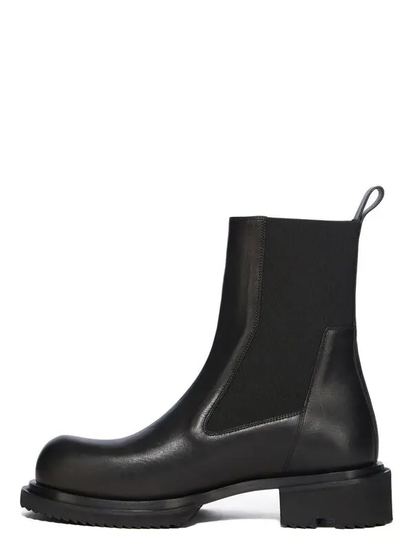 Rick Owens Lug Sole Chelsea Boots - Black