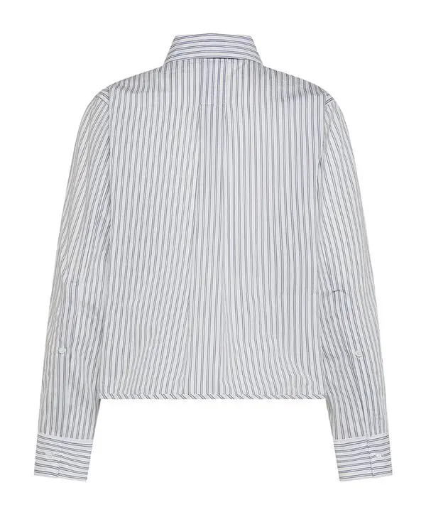 Seventy Ruffled Striped Shirt