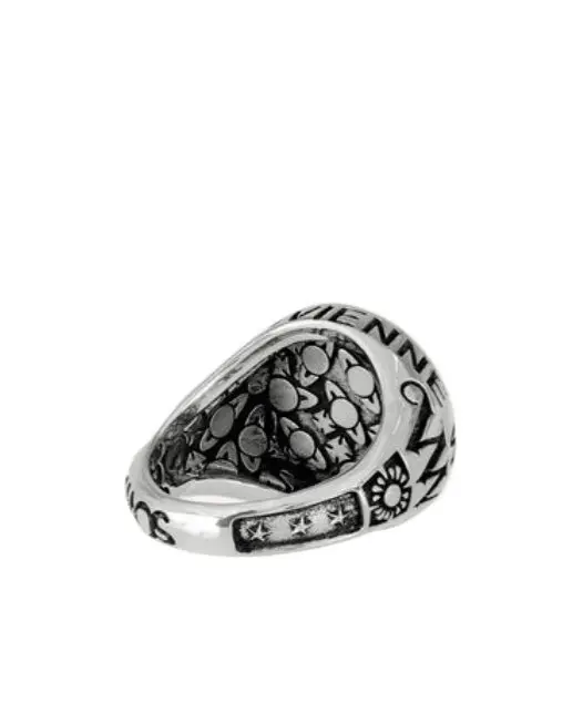 VIVIENNE WESTWOOD Lancelot Chevalier Ring - Antiqueplatinum