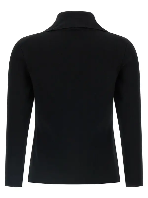 TOTEME Buttoned High-neck Knitted Cardigan - No
