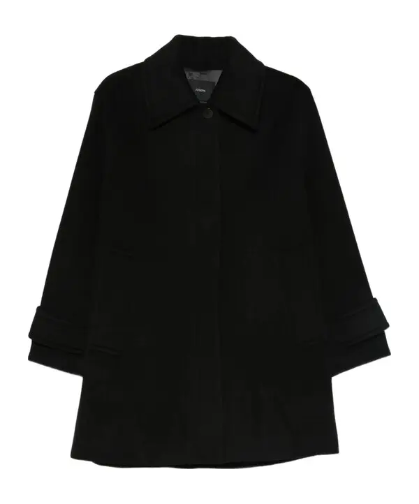 JOSEPH Single-breasted Coat - Black