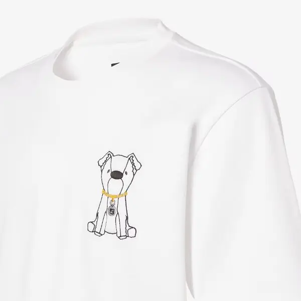 Fendi Dog Embroidered Crewneck T-shirt