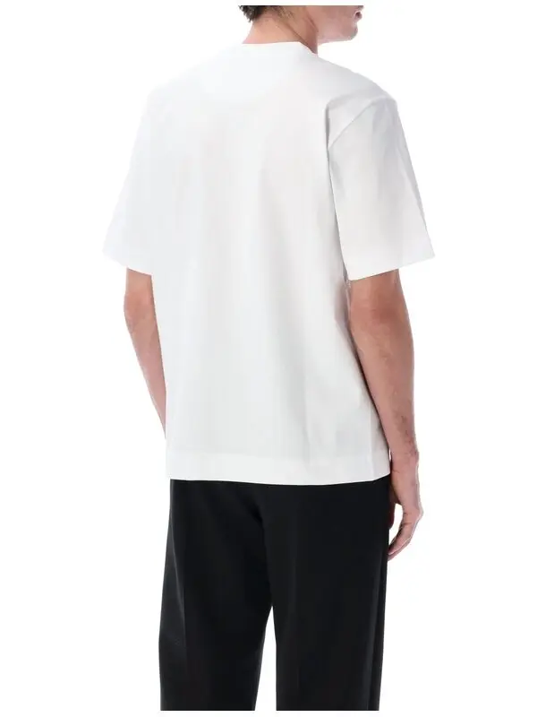 Fendi Dog Embroidered Crewneck T-shirt