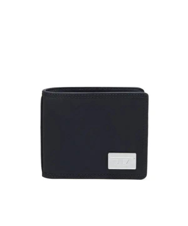 DIESEL® Metal Plaque Wallet - Black