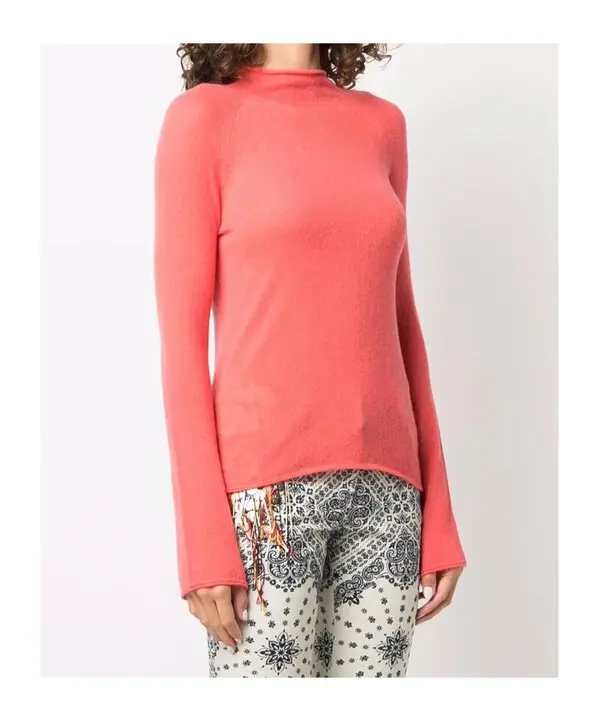 FORTE_FORTE Mock Neck Jumper