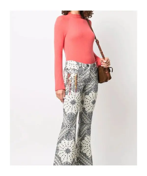 FORTE_FORTE Mock Neck Jumper