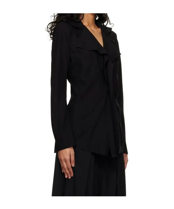 Junya Watanabe Long-sleeved Draped Jacket