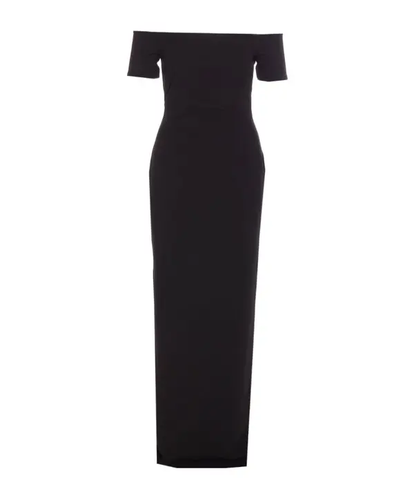 Solace London Nile Off-shoulder Long Dress