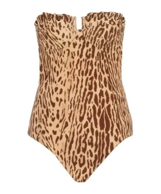 Zimmermann Leopard-print One-piece Swimsuit - Nude