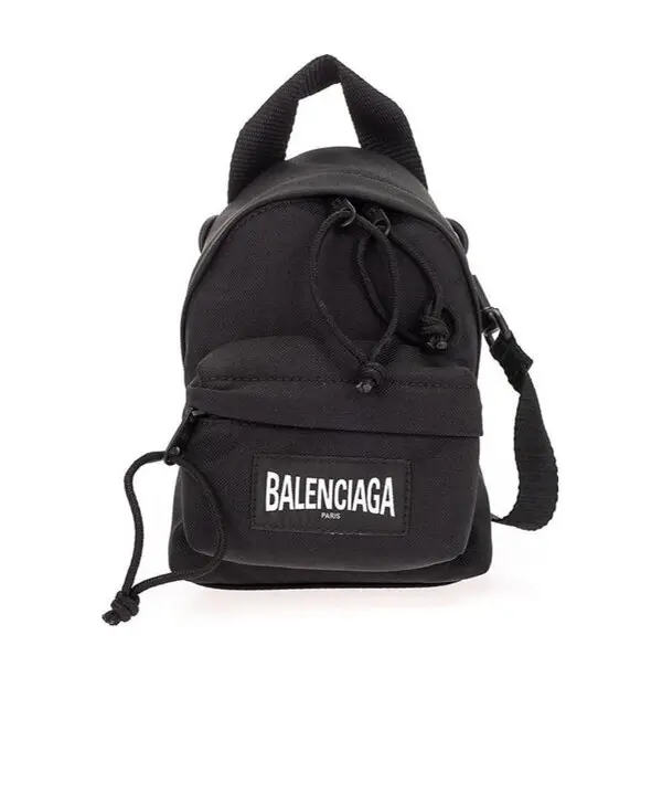 Balenciaga Oversized Mini Backpack - Black