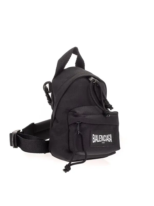 Balenciaga Oversized Mini Backpack - Black