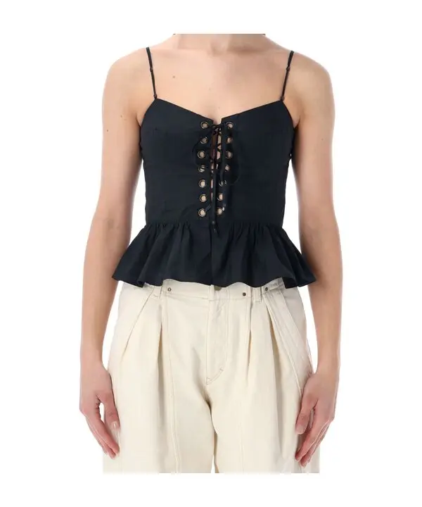 Isabel Marant Étoile Camisole Top With Front Tie Detail