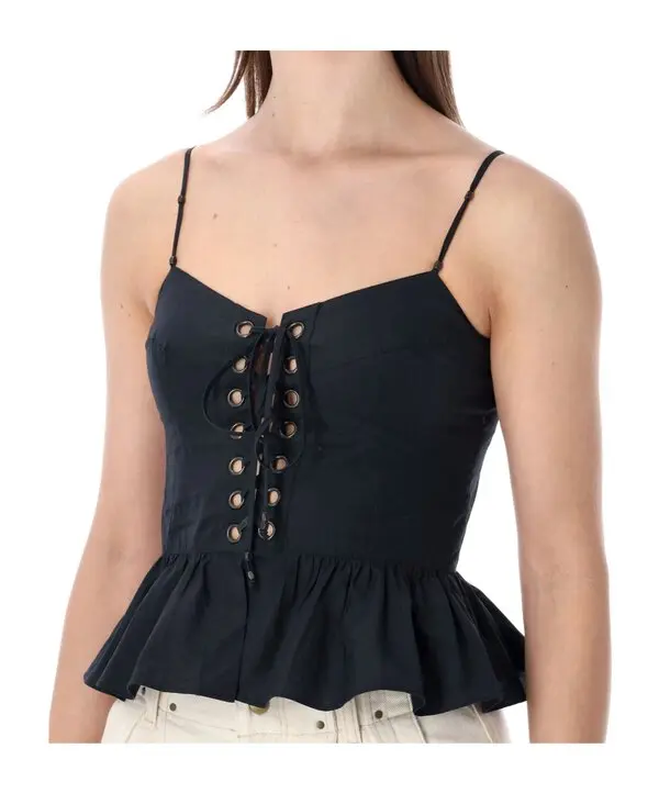 Isabel Marant Étoile Camisole Top With Front Tie Detail