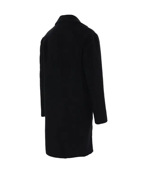 Moschino Single-breasted Coat - Black