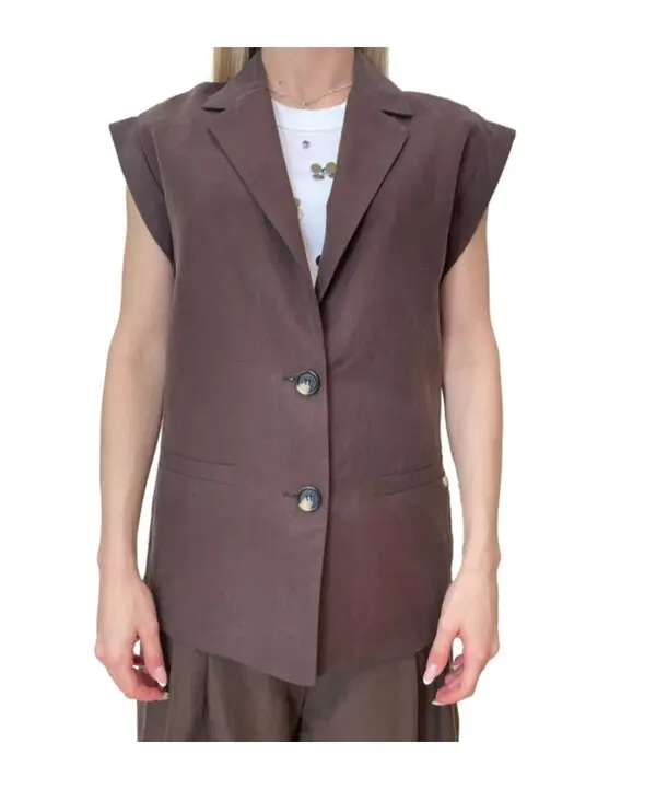 Liu Jo Single-breasted Waistcoat - Black