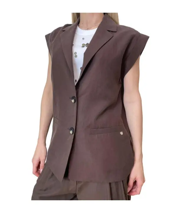 Liu Jo Single-breasted Waistcoat - Black